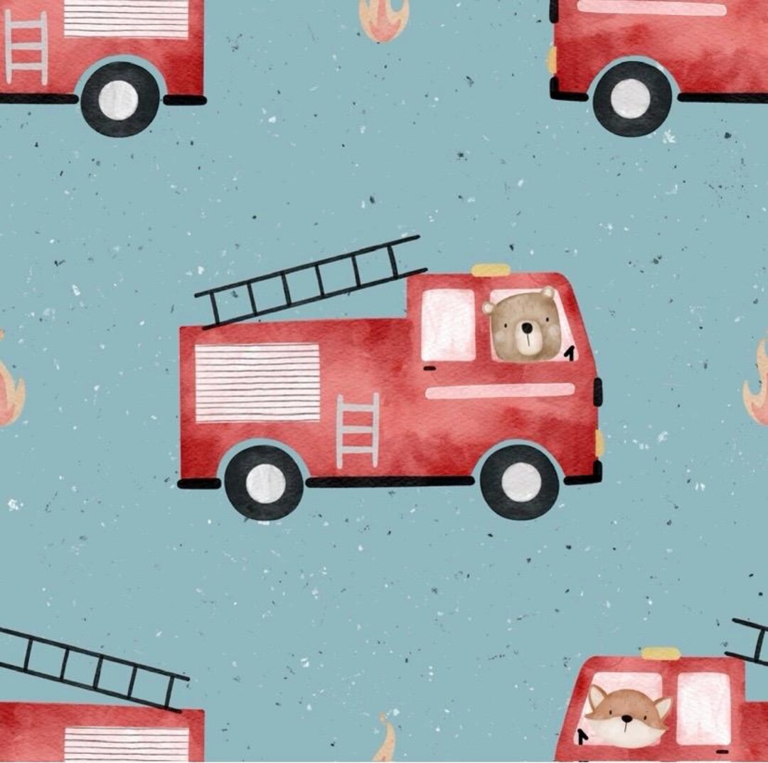 Jersey (own Production)/ Firefighter Bear and Fox /firefighter / Fox ...