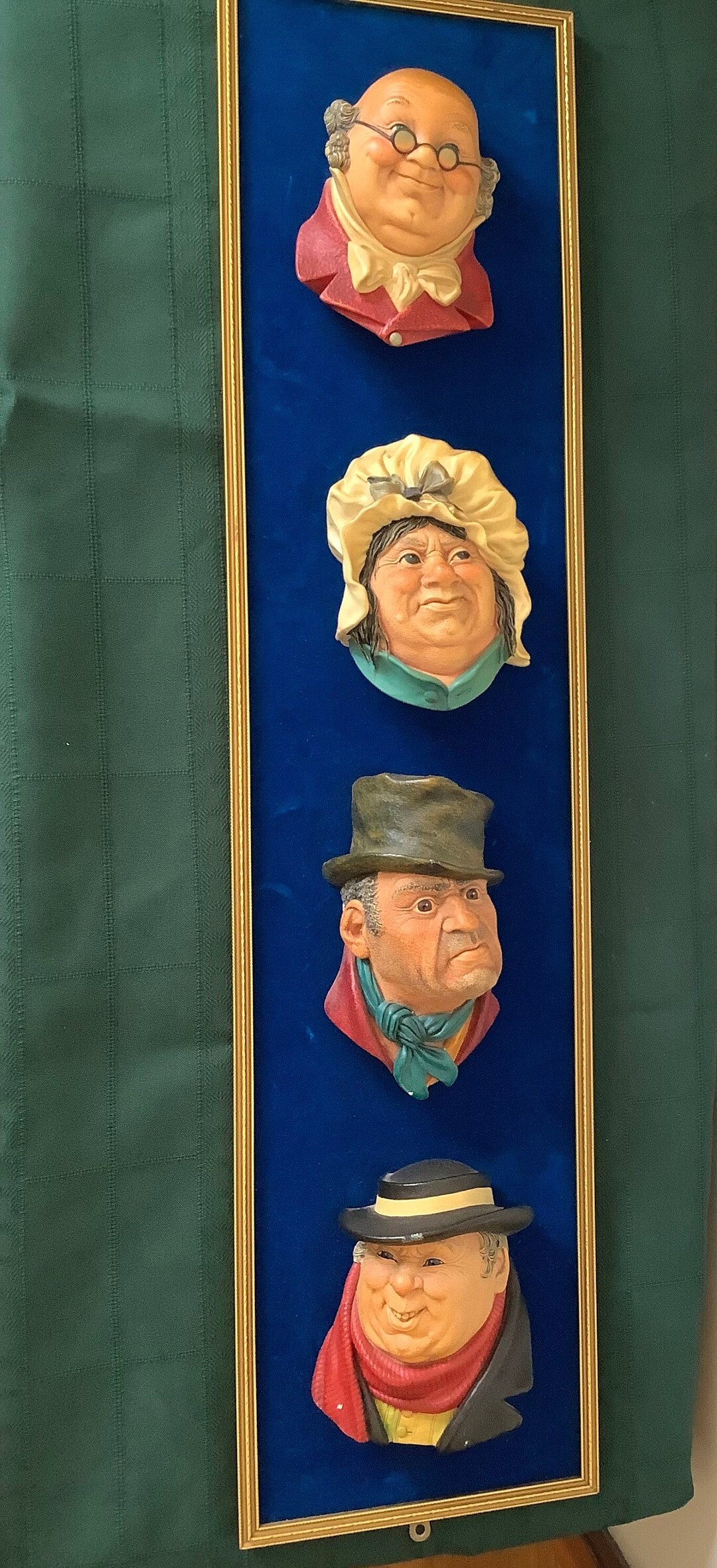 Vintage Bosson Chalkware Plaque. the Charles Dickens Collection. - Etsy