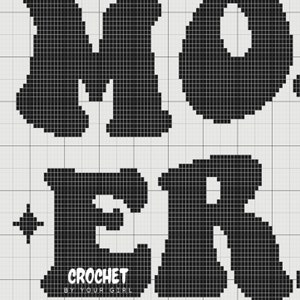 In My Mom Era Graphgan | Crochet Afghan Pattern | in My Era Half Double ...