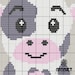 Baby Cow Graphgan 36" X 48" | Crochet Afghan Pattern | Crochet Graphgan ...