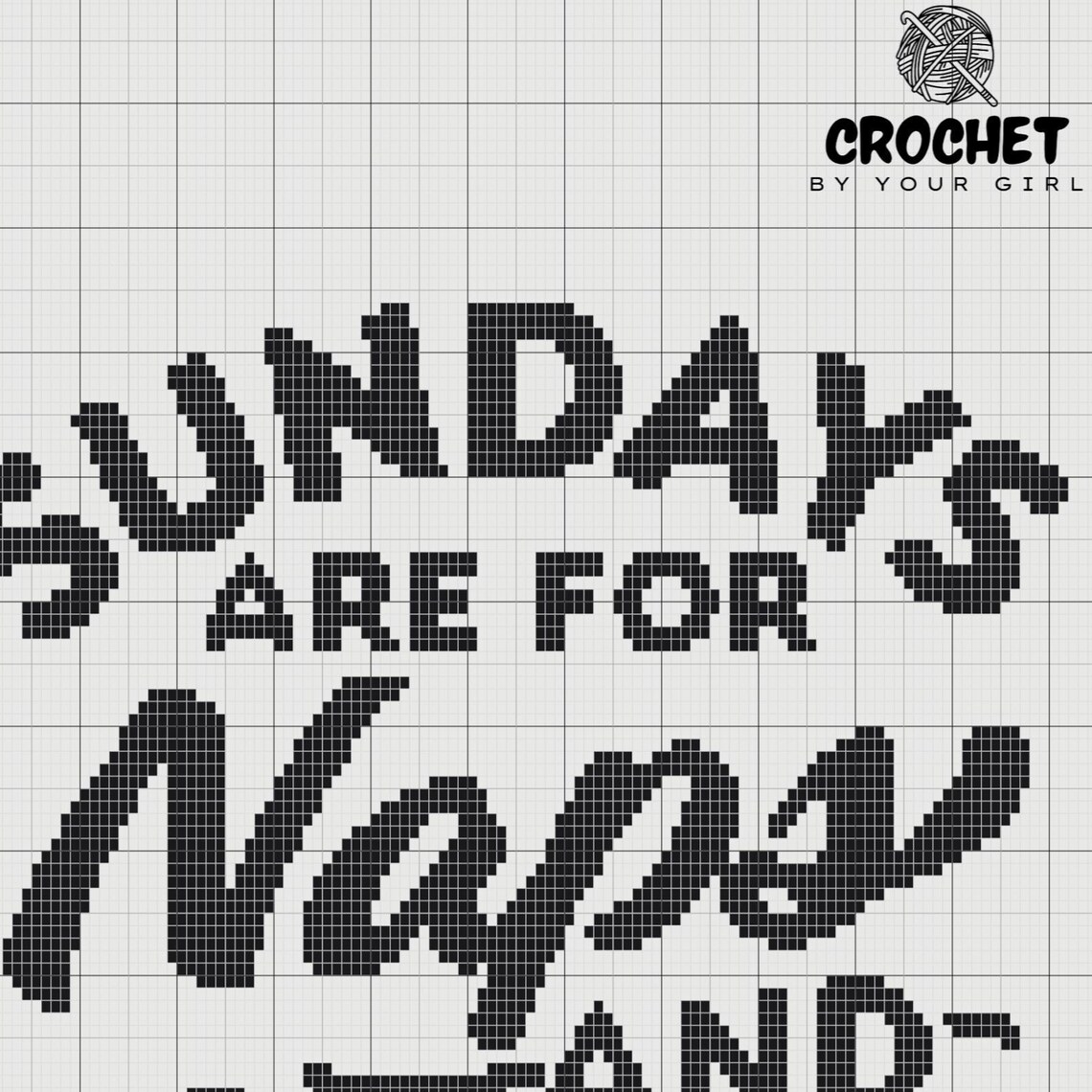 Sundays Are for Graphgan | Christian Crochet Afghan Pattern | Jesus ...