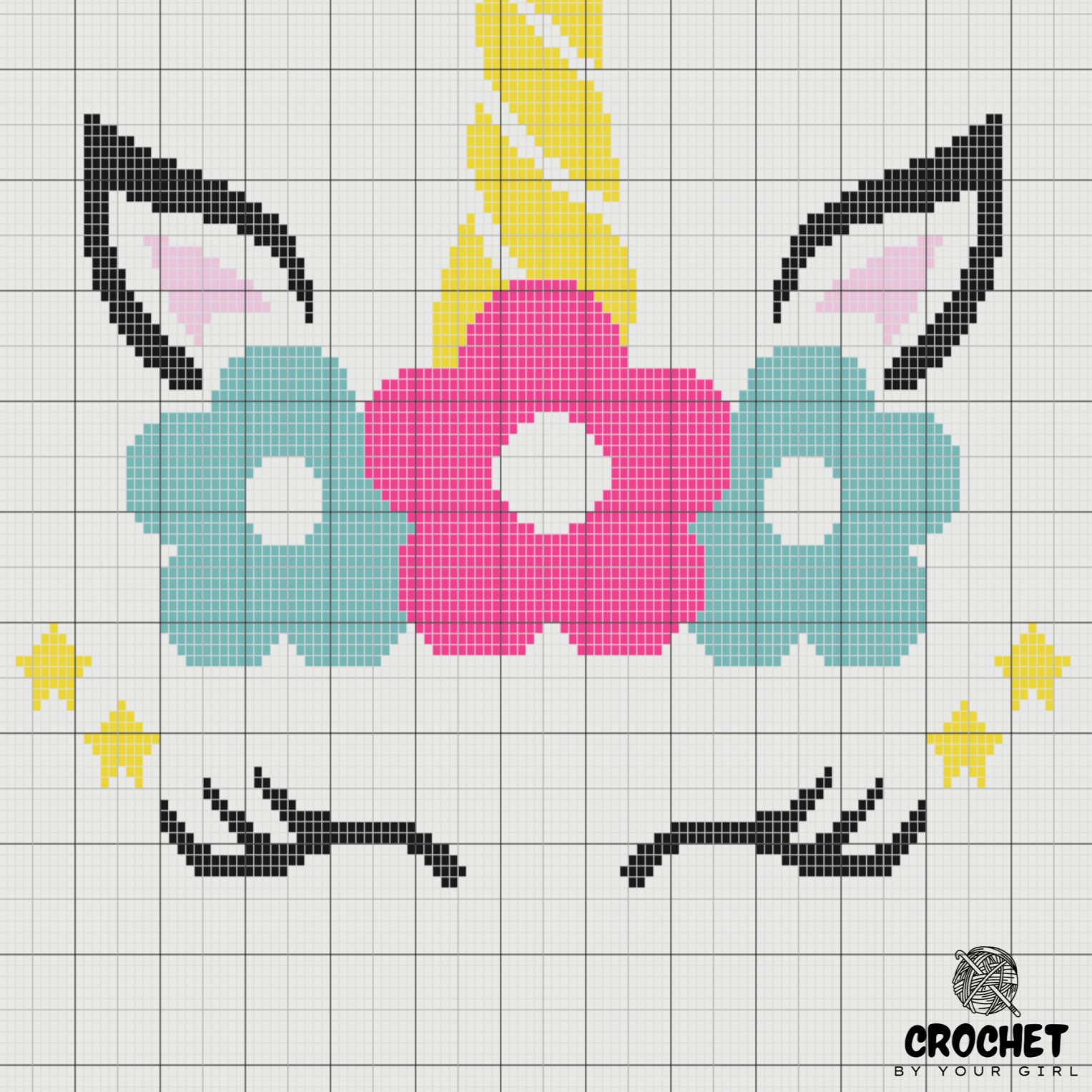 Unicorn Graphgan Crochet Afghan Pattern Crochet Graphgan Unicorn ...