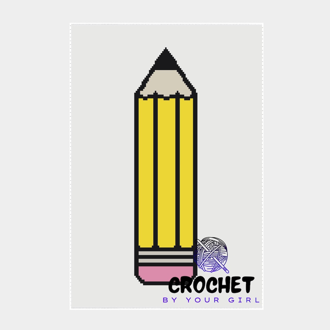 Pencil Graphgan: Crochet Afghan Pattern (PDF Pattern) - Etsy