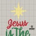 Jesus is the Reason for the Season Graphgan | Christian Crochet Afghan ...