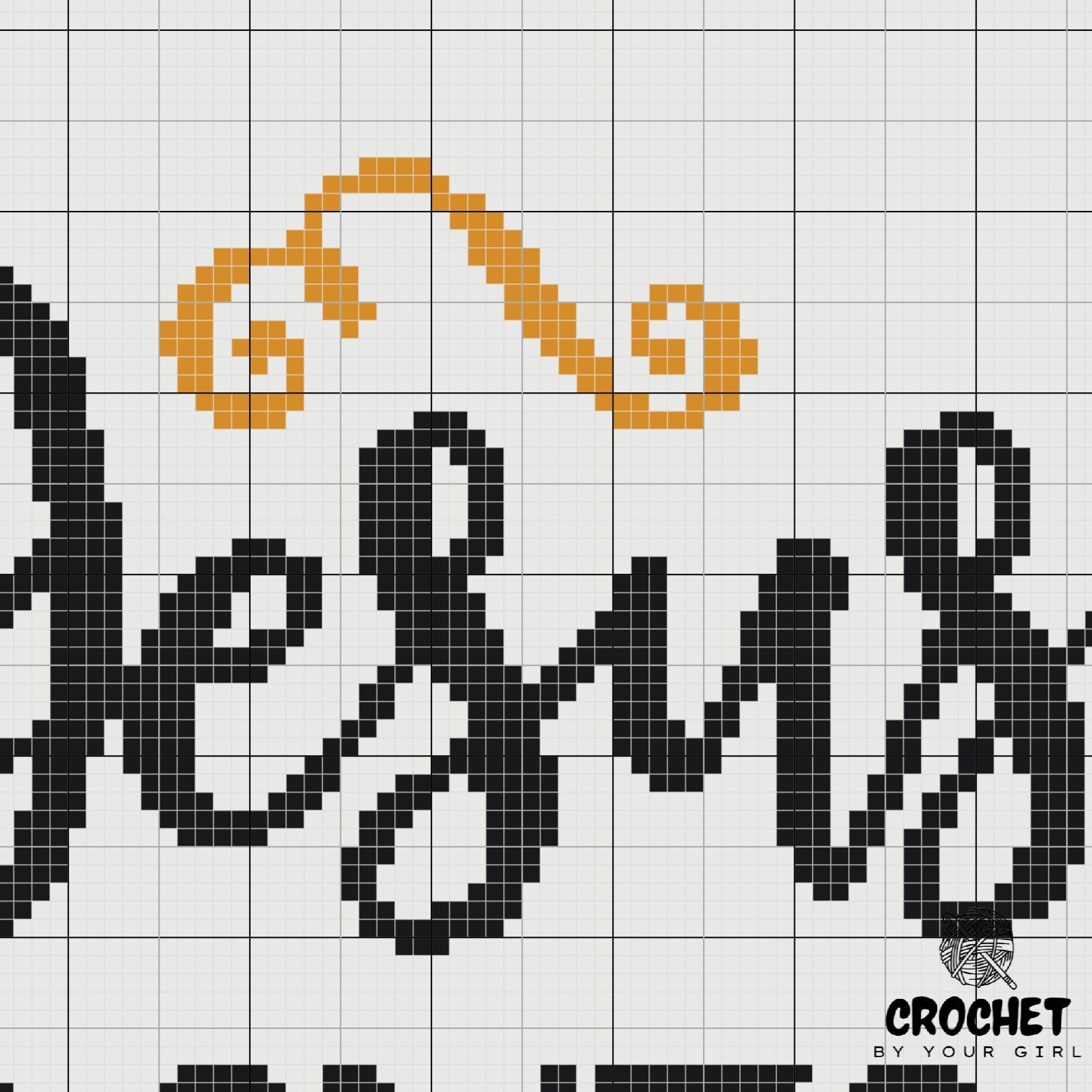 Jesus Loves Me Crochet Graphgan Pattern: Christian Afghan (PDF) - Etsy
