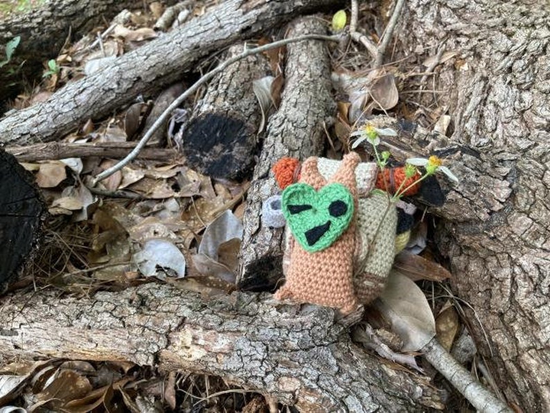 Backpack Forest Spirit Crochet Pattern Zelda Video Game Korok - Etsy
