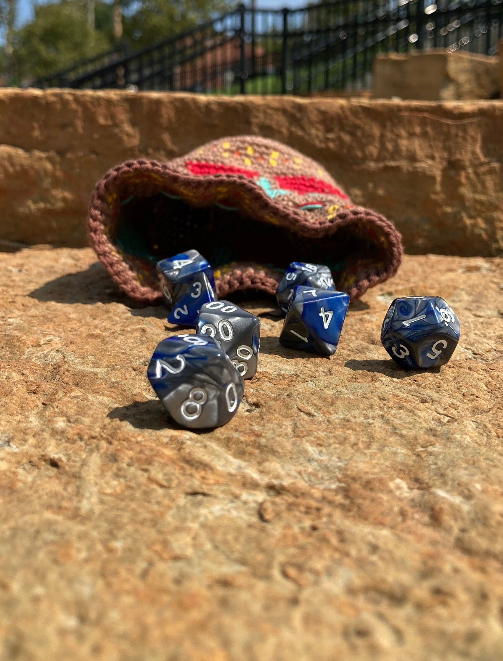 Dice Bag Crochet Pattern Bag of Holding Drawstring Pouch for Dnd Dice ...