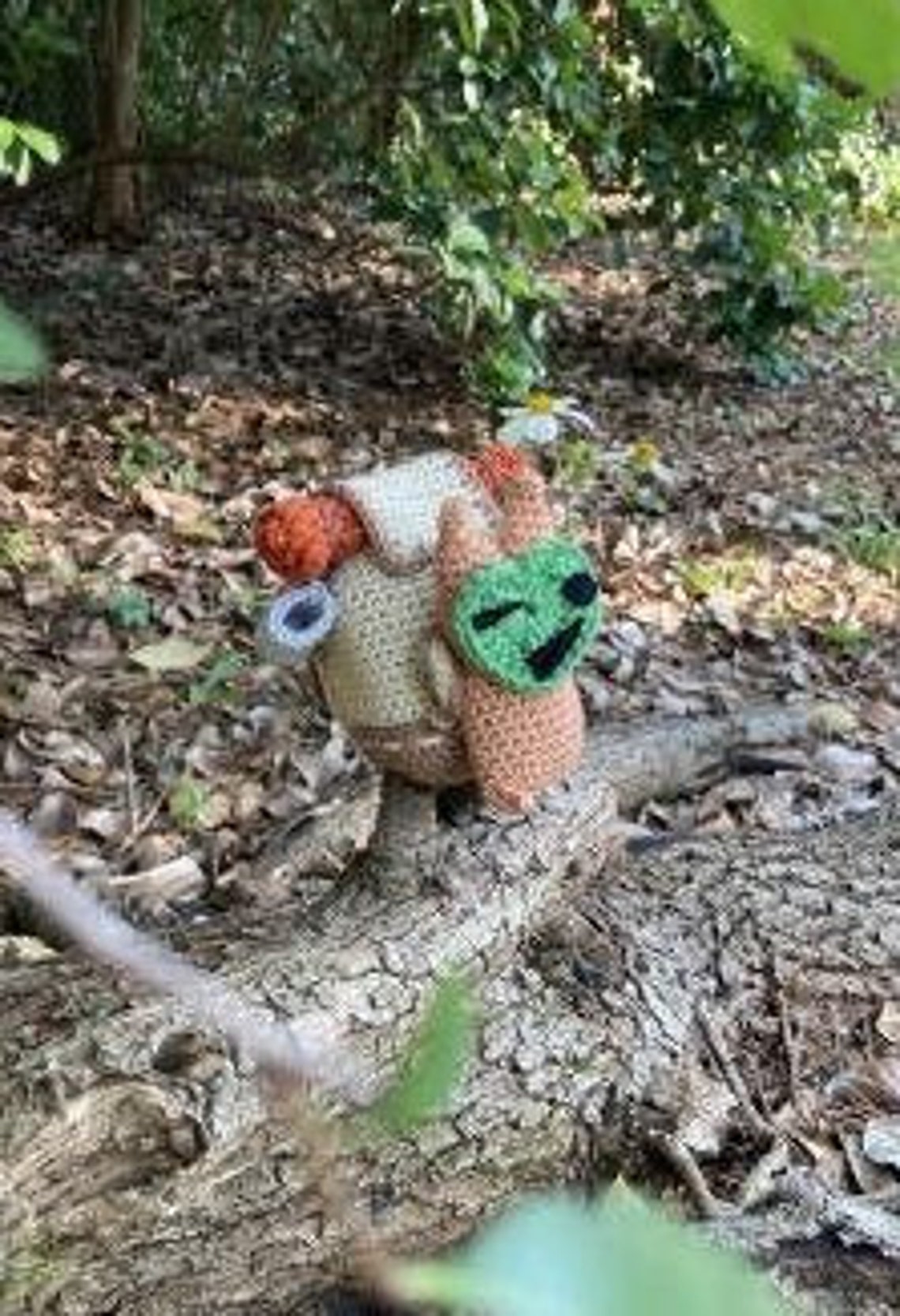 Backpack Forest Spirit Crochet Pattern Zelda Video Game Korok - Etsy