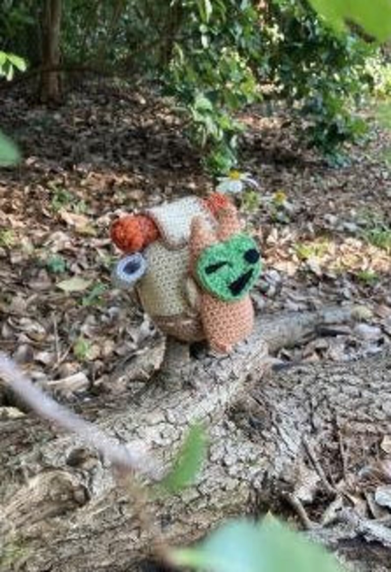 Backpack Forest Spirit Crochet Pattern Zelda Video Game Korok Amigurumi ...