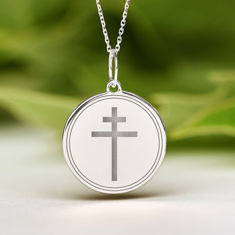 Double Cross Necklace - Etsy
