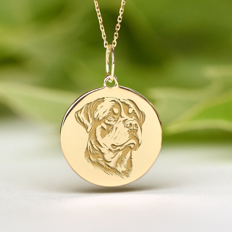 Rottweiler Pendant - Etsy
