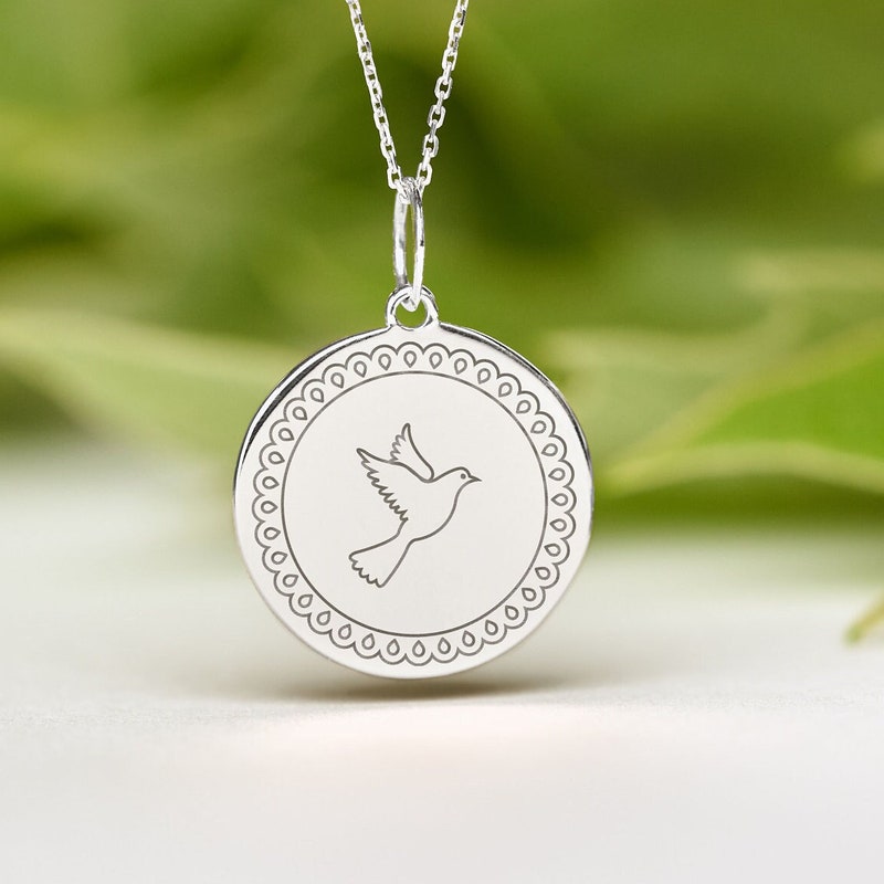 Sterling Silver Dove - Etsy