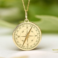 Gold Compass - Etsy
