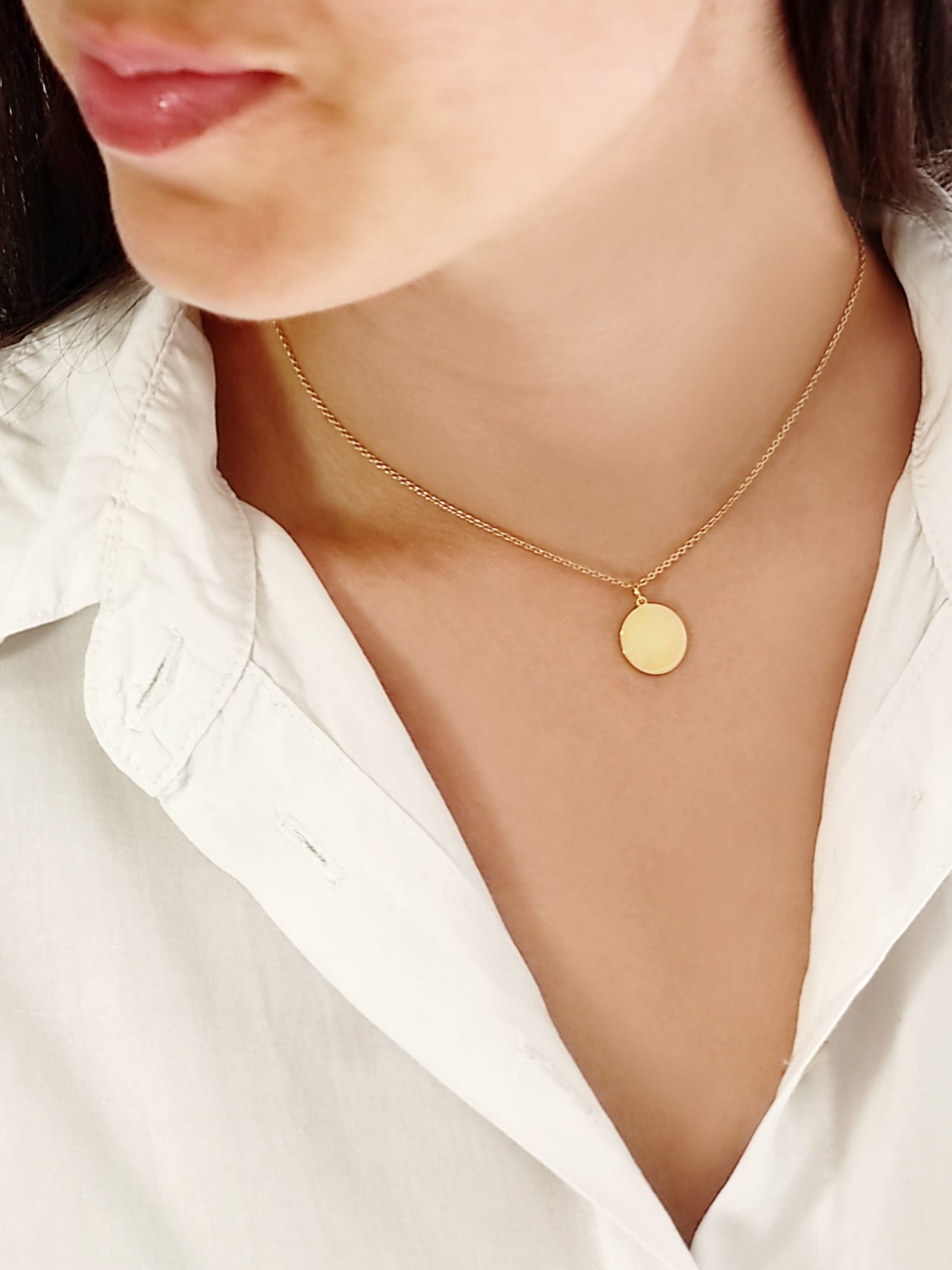 14K Solid Gold Initial Necklace • Personalized Monogram Necklace ...