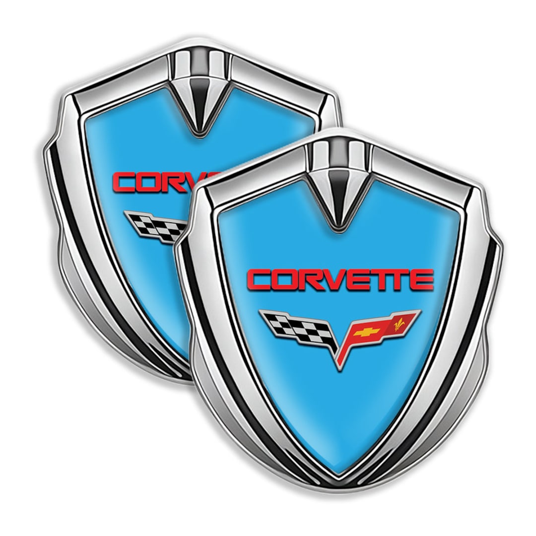 CHEVROLET CORVETTE Emblem Self-adhesive Badge Bumper Sticker - Etsy