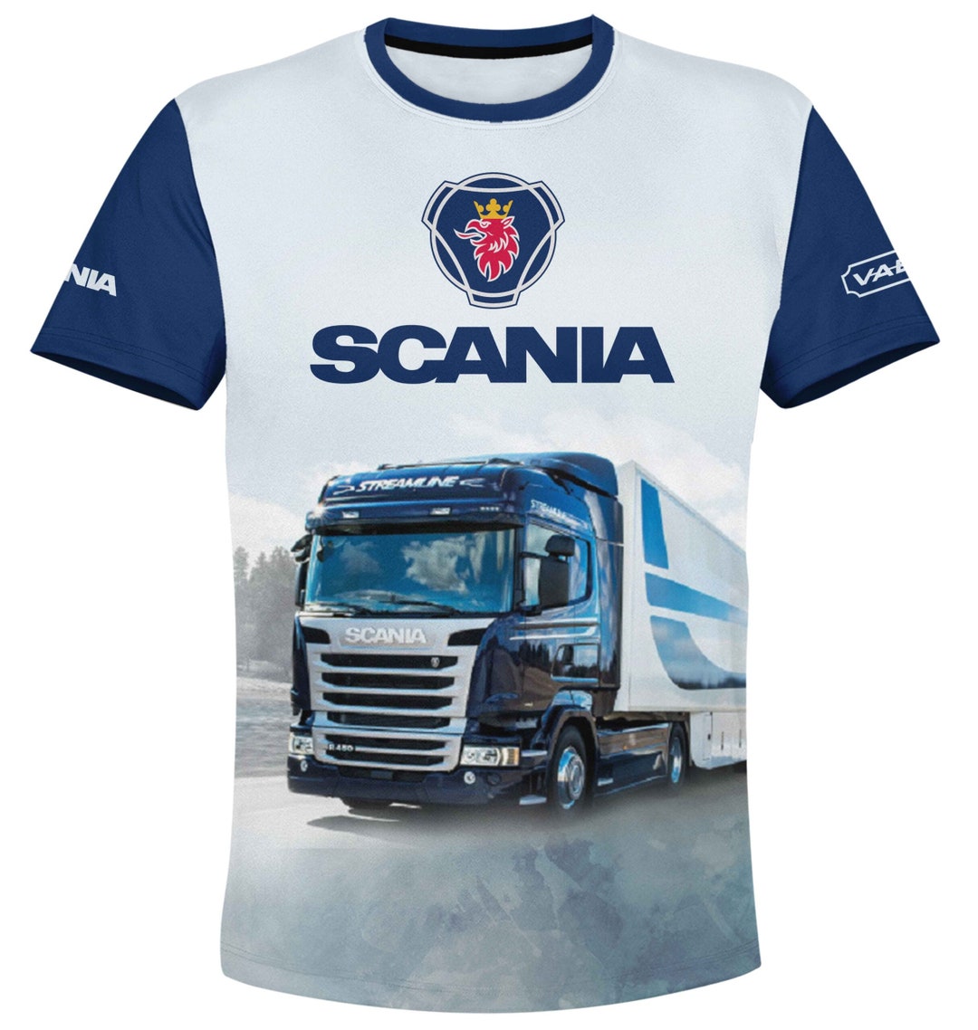 SCANIA Truck Fans T-shirt for Fans 3D Hight Quality Short Sleeve T ...