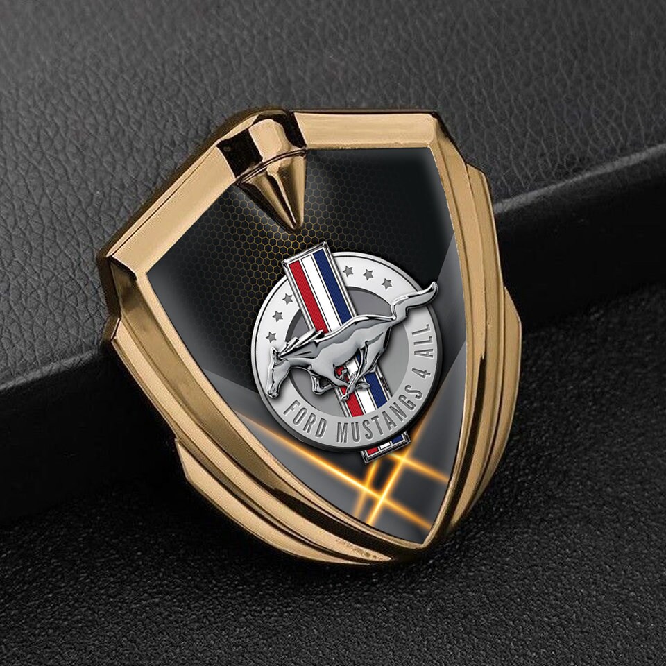 FORD MUSTANG Emblem Logo Self-adhesive Badge Bumper Sticker - Etsy