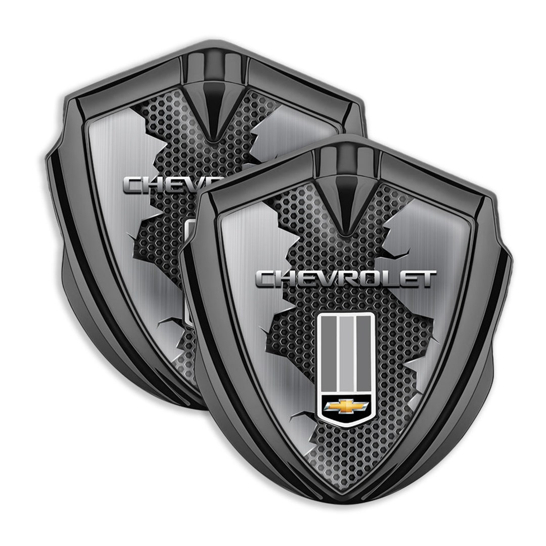 CHEVROLET Emblem Logo Self-adhesive Badge Bumper Sticker Fender Epoxy ...