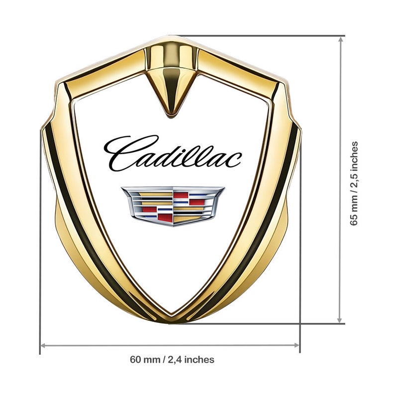 3 Colors CADILLAC Emblem Logo Self-adhesive Badge Bumper - Etsy