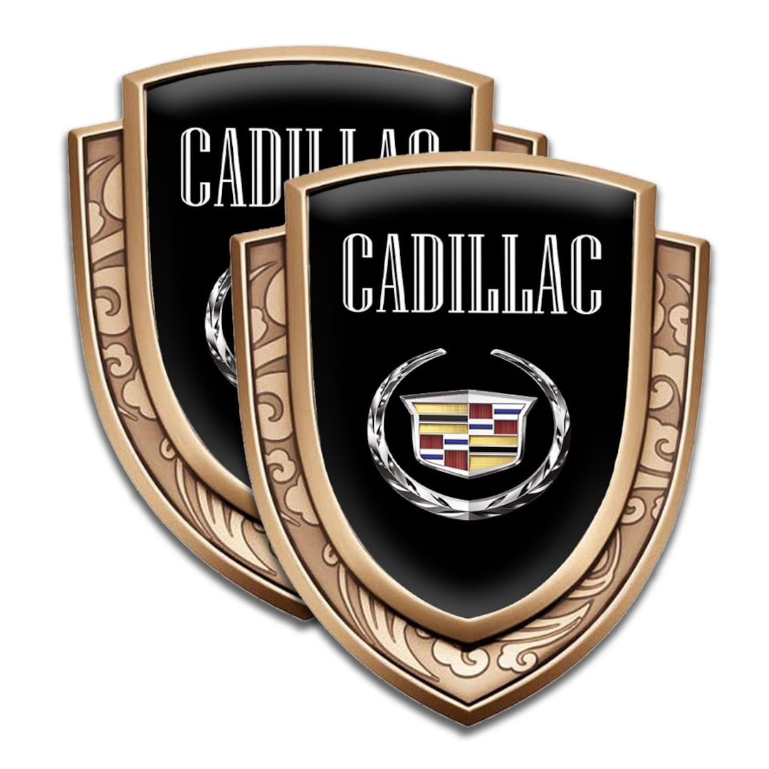CADILLAC Emblem Logo Self-adhesive Badge Bumper Sticker Fender - Etsy