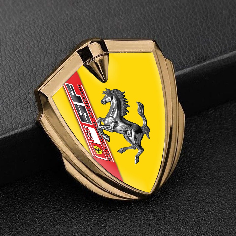 3 colores FERRARI SF Emblema Logotipo Insignia autoadhesiva Pegatina ...