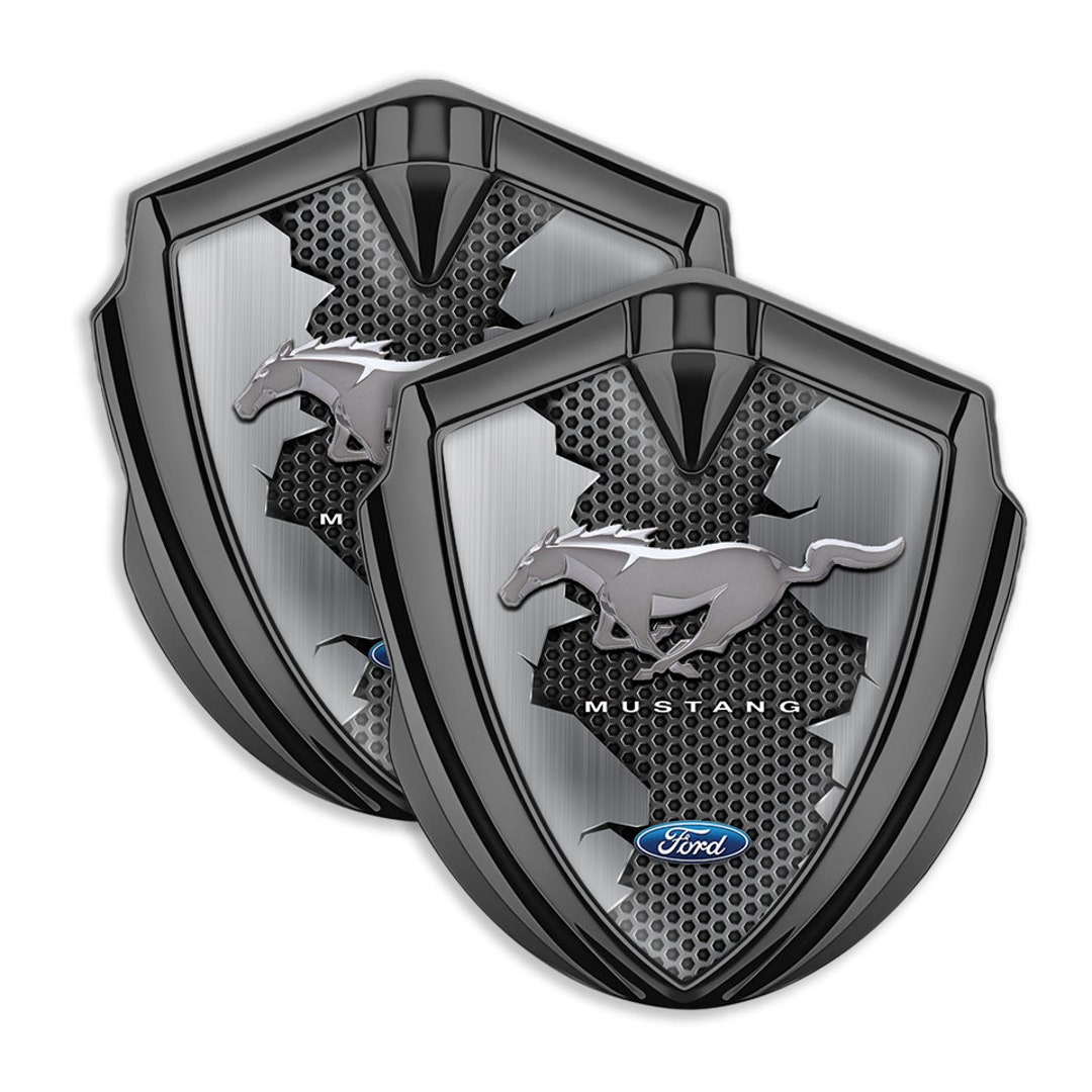 FORD MUSTANG Emblem Logo Self-adhesive Badge Bumper Sticker Fender ...