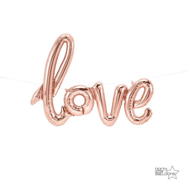 Love Script Balloon - Etsy