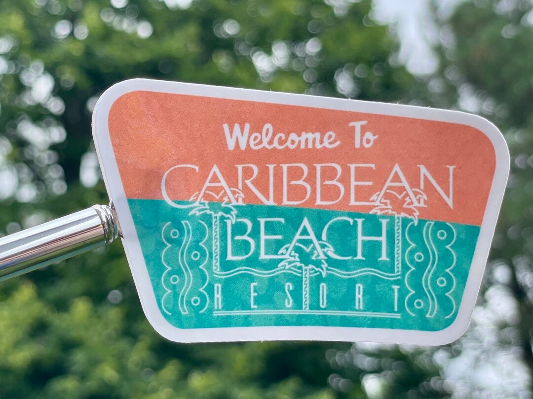 Resort Wonders: Caribbean Beach National Park Sign - Etsy