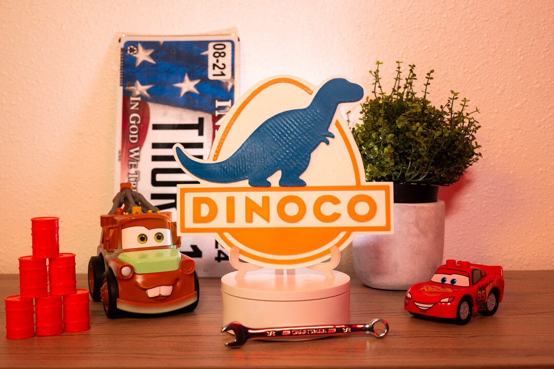 Dinoco Logo Sign - Etsy