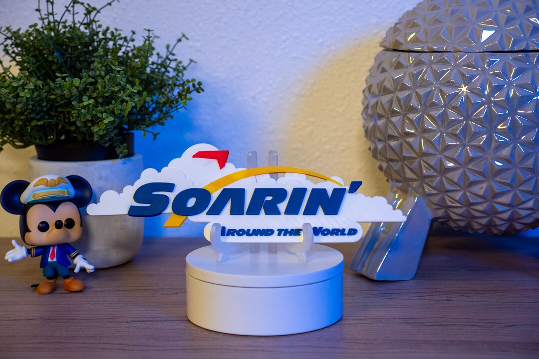 Soarin' Around the World Logo Sign - Etsy