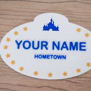 Fantasy Signpost: Disney Name Tag Door Sign - Etsy