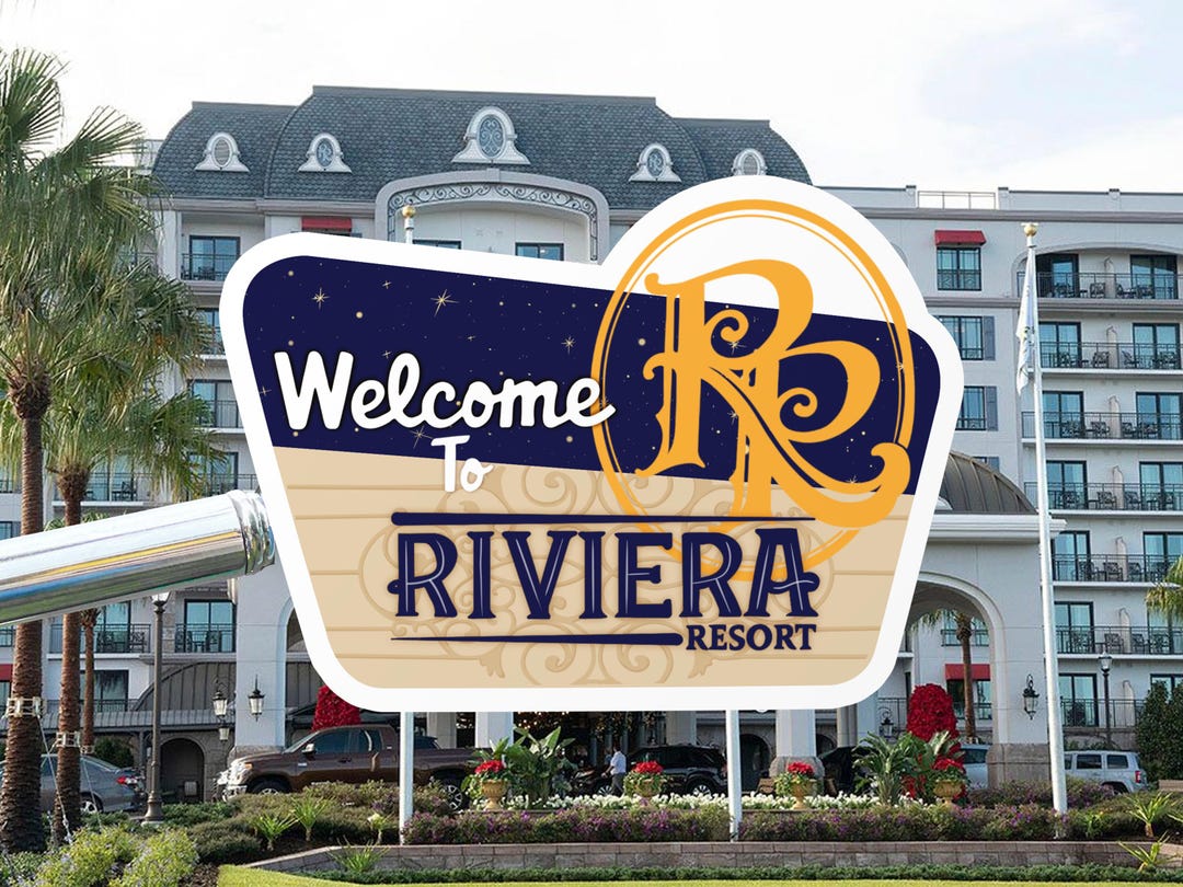 Riviera Resort National Park Sign Sticker - Etsy