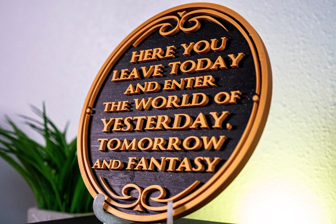 Magic Kingdom Entrance Plaque - Etsy