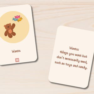 Financial Literacy Flashcards for Kids, Fun Money Learning Printable ...