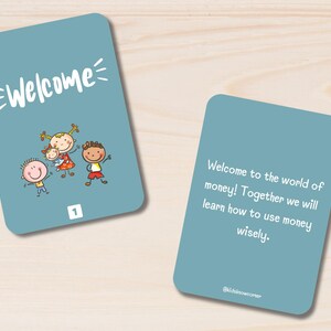Financial Literacy Flashcards for Kids, Fun Money Learning Printable ...