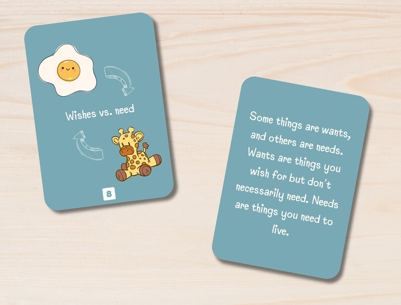 Financial Literacy Flashcards for Kids, Fun Money Learning Printable ...