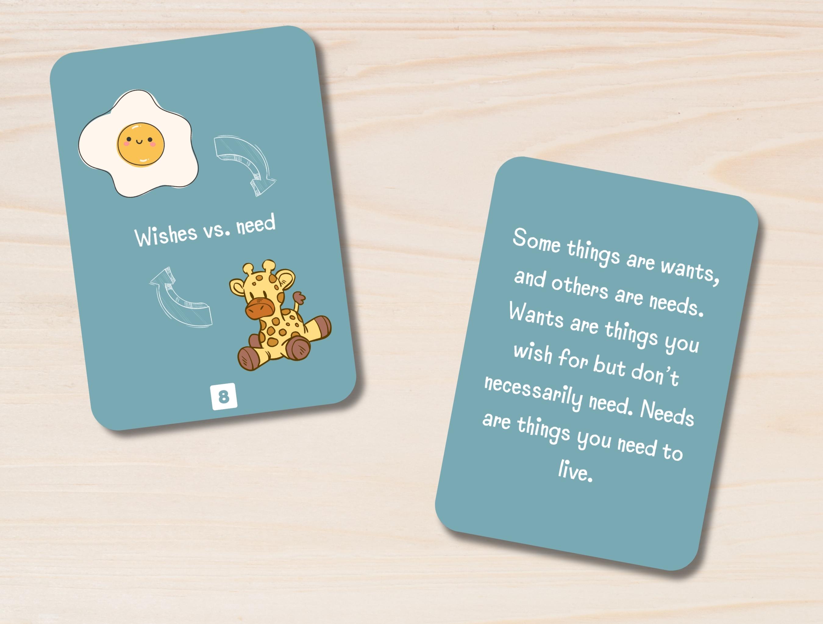 Financial Literacy Flashcards for Kids, Fun Money Learning Printable ...