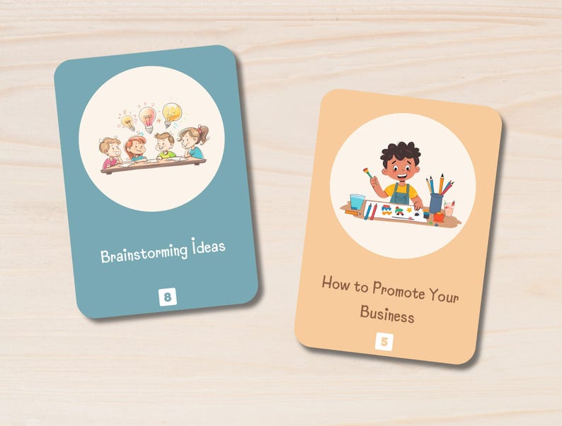 Entrepreneurship Flashcards for Kids, Fun Business Learning Printable ...
