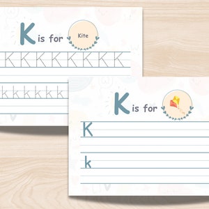 Printable Alphabet Practice, ABC Tracing Worksheets, Handwriting ...