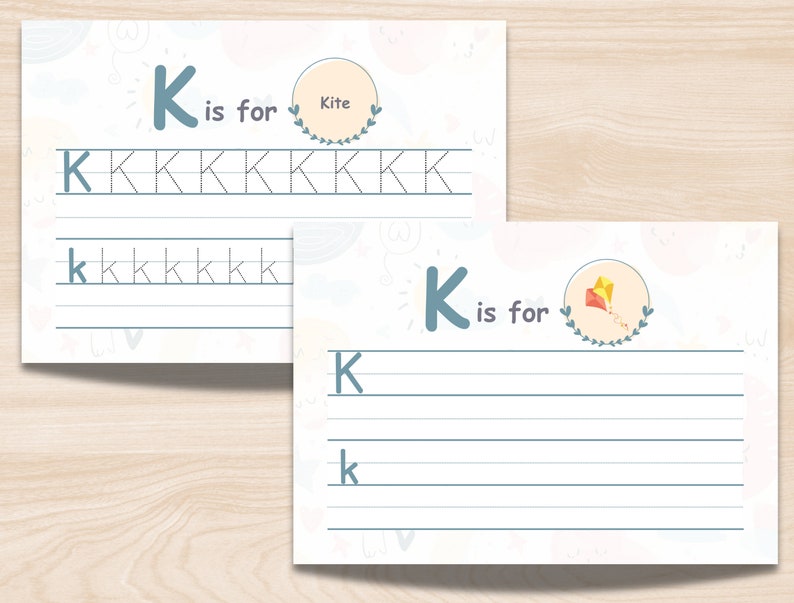 Printable Alphabet Practice, ABC Tracing Worksheets, Handwriting ...