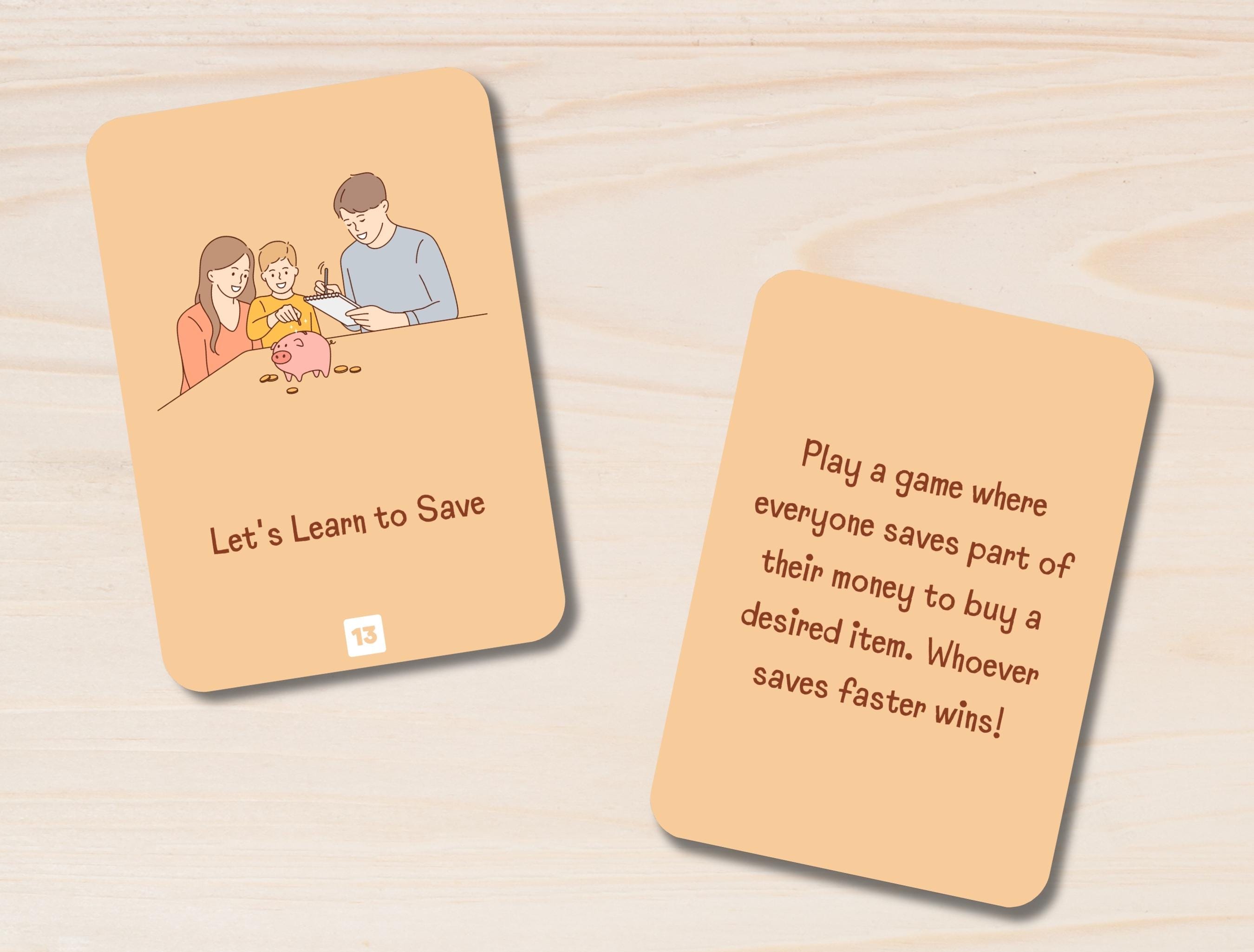Financial Literacy Flashcards for Kids, Fun Money Learning Printable ...