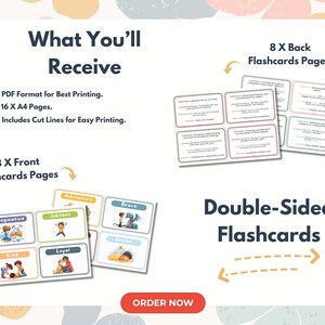 30 Word of the Day Flashcards for Kids Daily Vocabulary Building, Fun ...