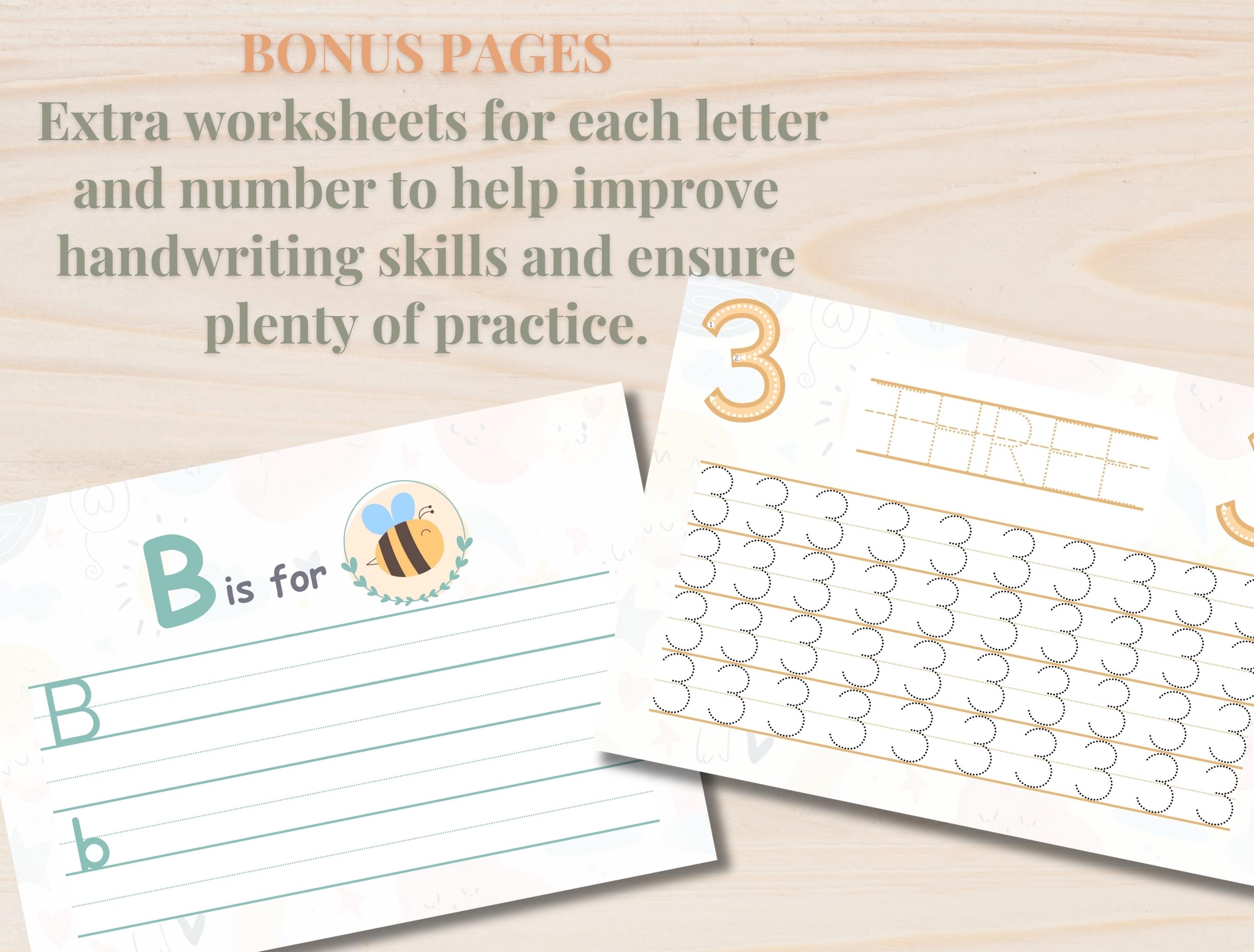 Tracing Worksheets Bundle for Preschool and Pre-k, Alphabet A-Z ...