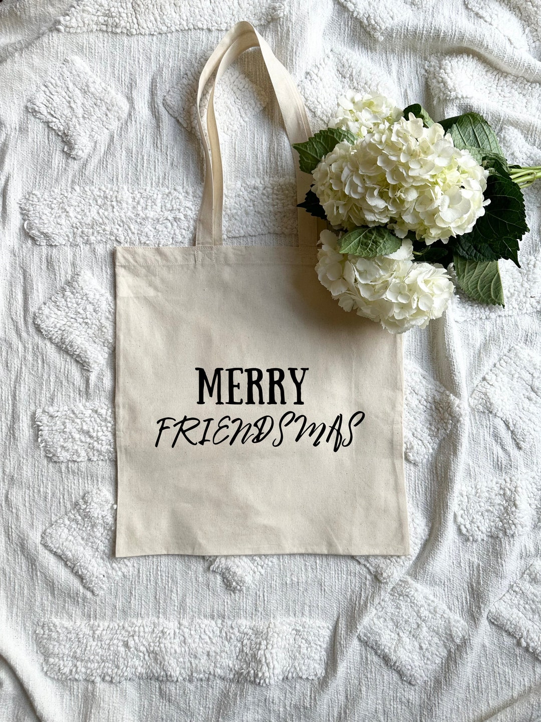 Merry Friendsmas Tote Friendsmas Bag Friends Christmas - Etsy