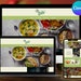 Food Responsive Canva Website Template / Food Blog Food Blogger / CANVA ...