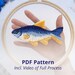 PDF Pattern Hand Embroidery Fish Design on Tulle for - Etsy