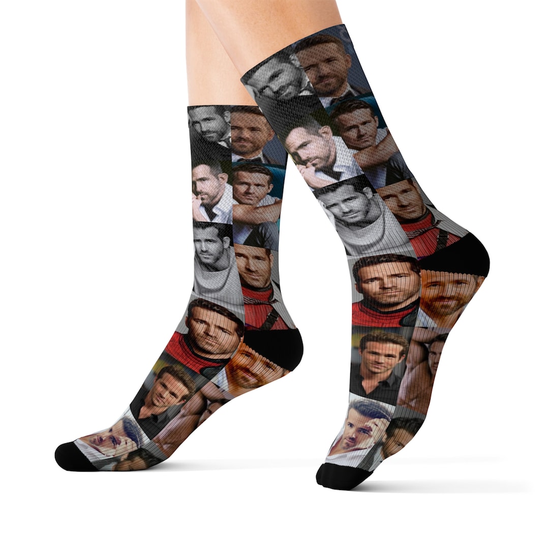 Ryan Reynolds Sublimation Socks - Etsy