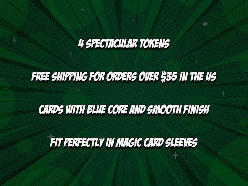 Construct Artifact Token Bundle X4 | MTG Token | MTG Proxys | Magic the ...