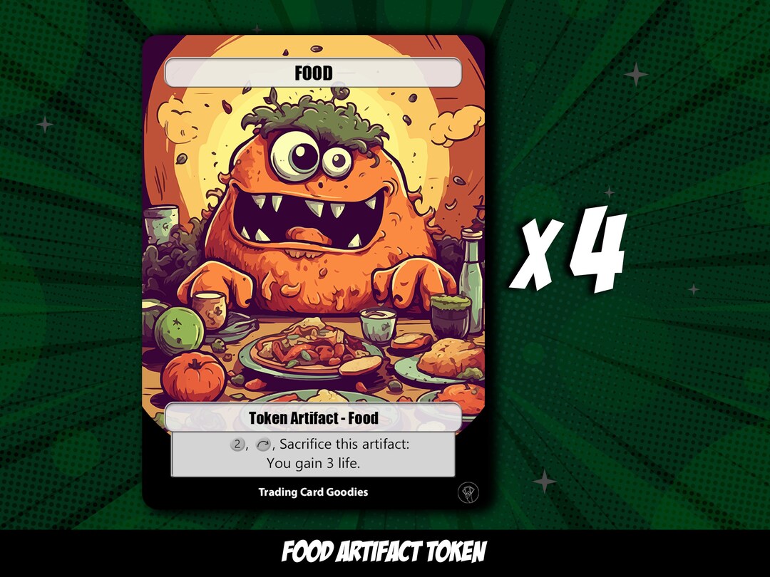 Food Token Bundle X4 | MTG Token | MTG Proxys | Magic the Gathering ...