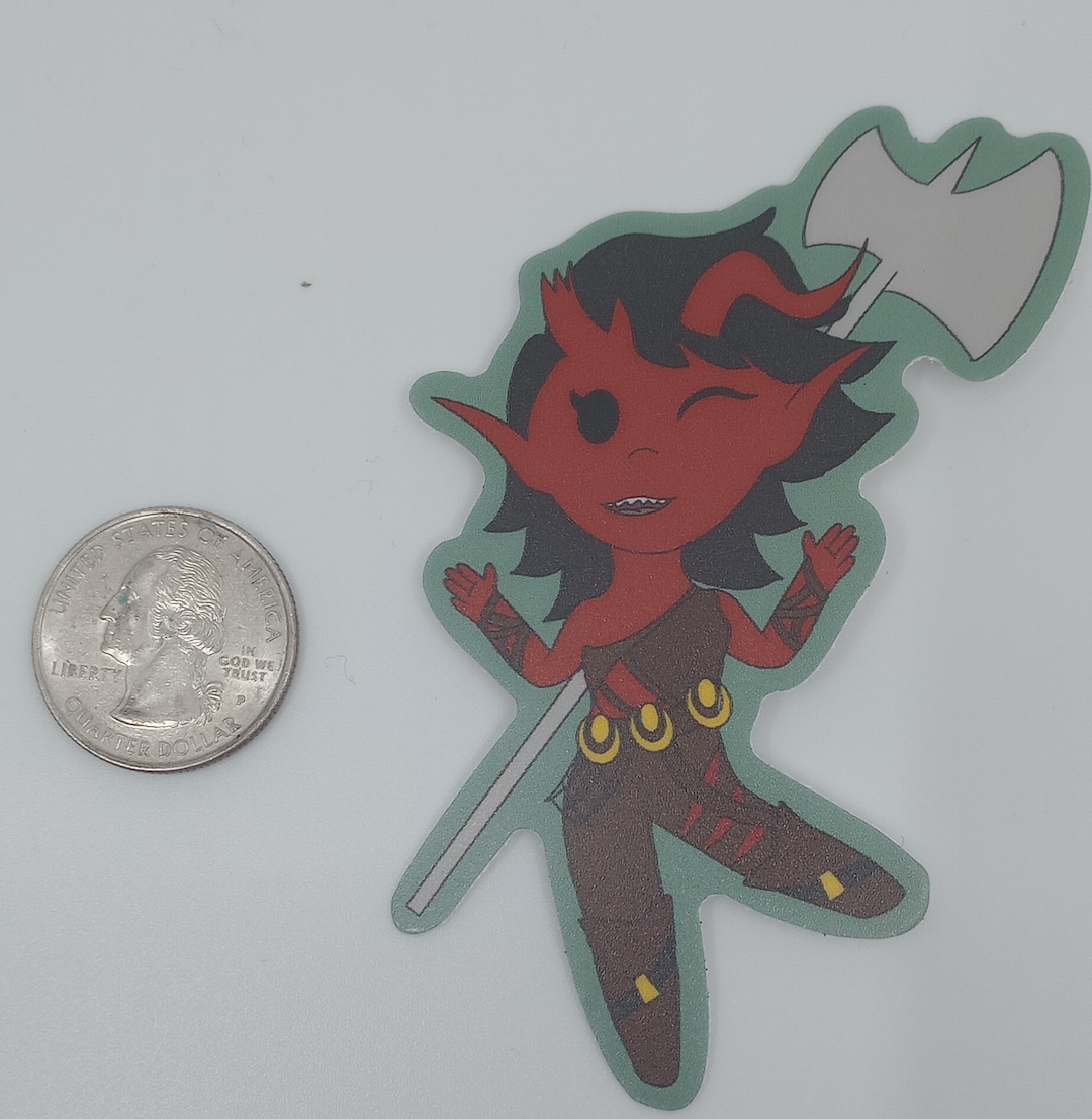 Karlach Cliffgate BG3 Sticker - Etsy